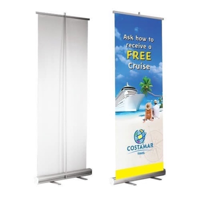 Jual Roll up banner Albatros mesin UV (siap cetak) | Shopee Indonesia