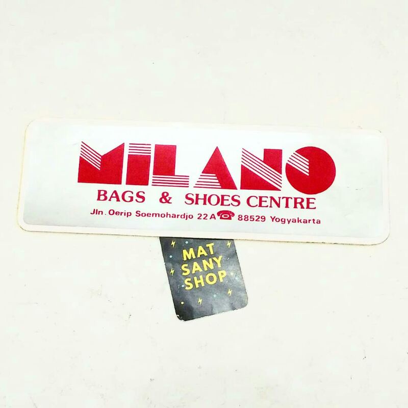 Jual STIKER STICKER GAMBAR TEMPEL JADUL LAWAS VINTAGE MILANO BAGS AND ...