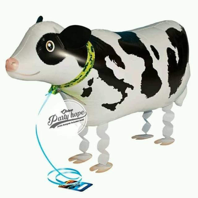 Jual Balon foil air walker sapi / balon sapi / airwalker animal / hewan ...