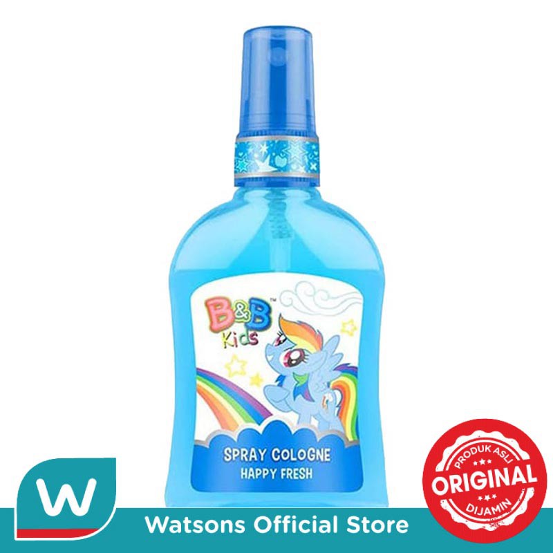 Jual B&B Spray Cologne Happy Fresh 125ml | Shopee Indonesia