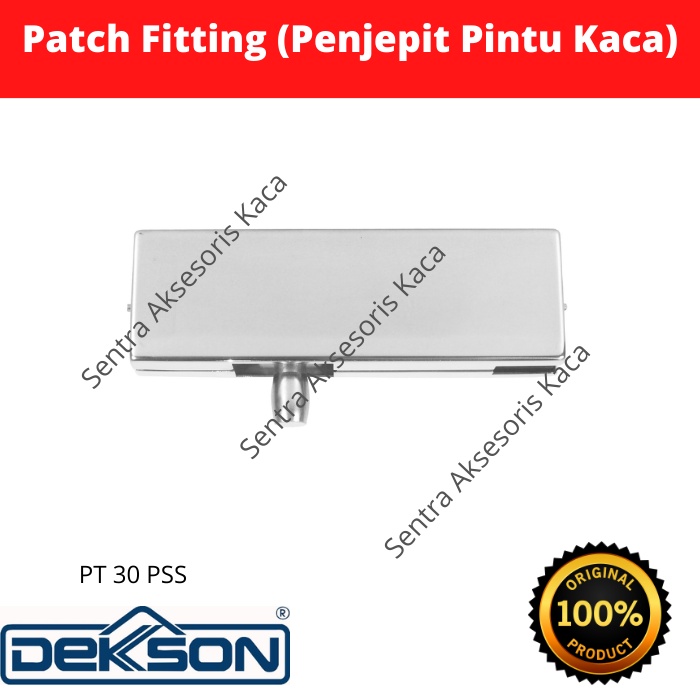 Jual Patch Fitting Dekkson PT 30 PSS / Penjepit pintu kaca | Shopee ...