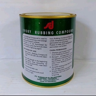 Jual RUBBING KOMPON COMPOUND IVORY PUTIH ( 1 KG ) KOMPON RUBBING PUTIH ...