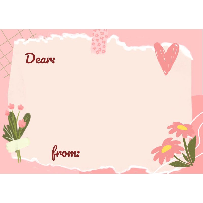 Jual (1) GREETING CARD / KARTU UCAPAN KOSONG / GREETING CARD AESTHETIC ...