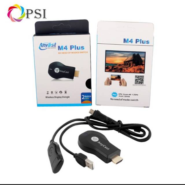 Jual Anycast M4 Plus Dongle HDMI USB Wireless HDMI Dongle Wifi Receiver | Shopee Indonesia