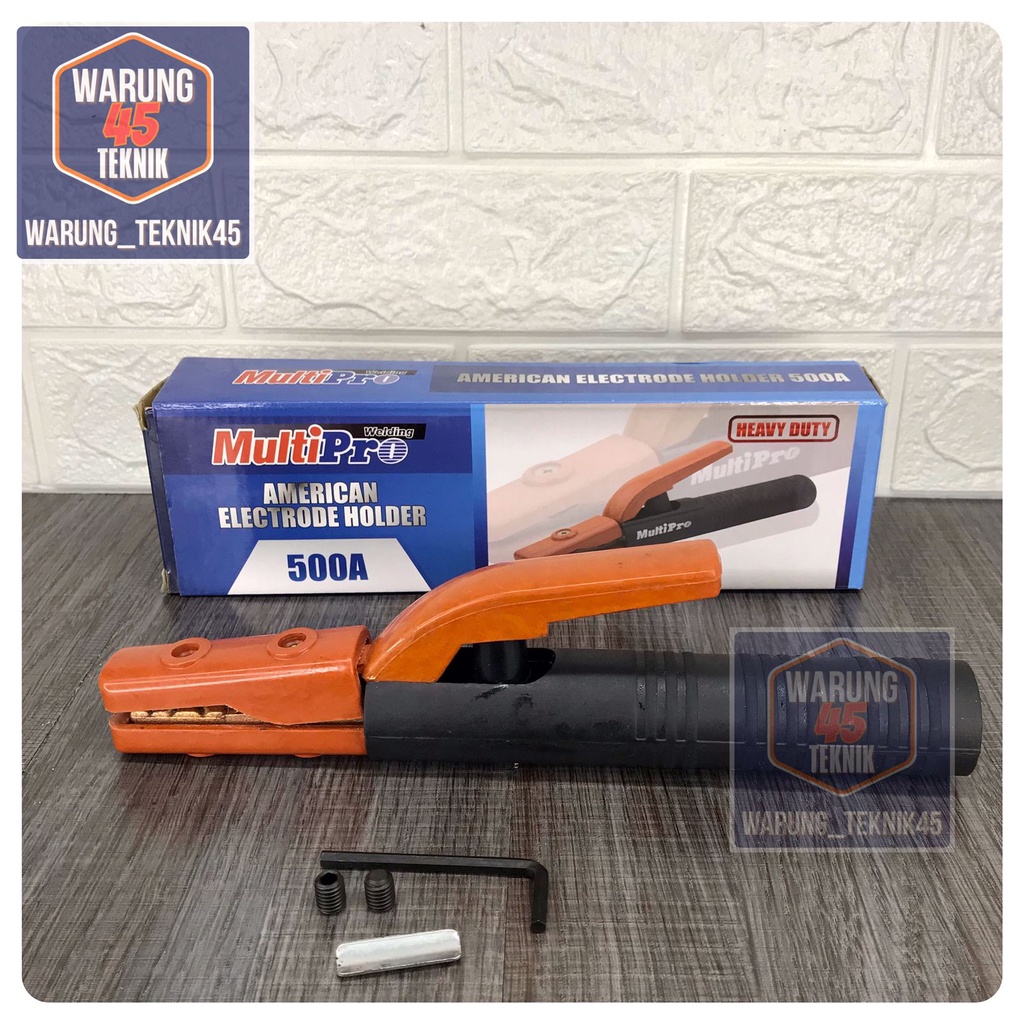 Jual MULTIPRO STANG LAS LISTRIK ELECTRODE HOLDER 500A BUKAN 300A 400A ...
