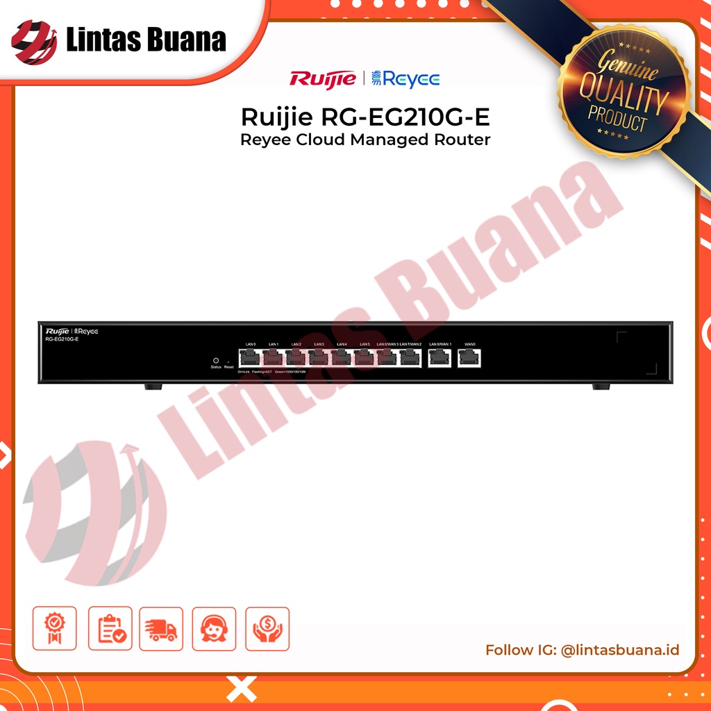 Jual Ruijie Reyee RG-EG210G-E Reyee Cloud Managed Router RG-EG210GE ...