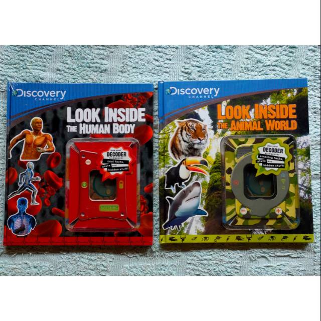 Jual Set of 2:Discovery Channel: Look Inside The Human Body & Look Inside The Animal World ...