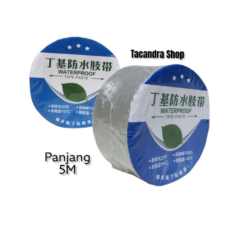 Jual Lakban Anti Bocor Aluminium Foil Butyl Waterproof Flex Tape Lem Anti Bocor ( 5CM X 5M ...