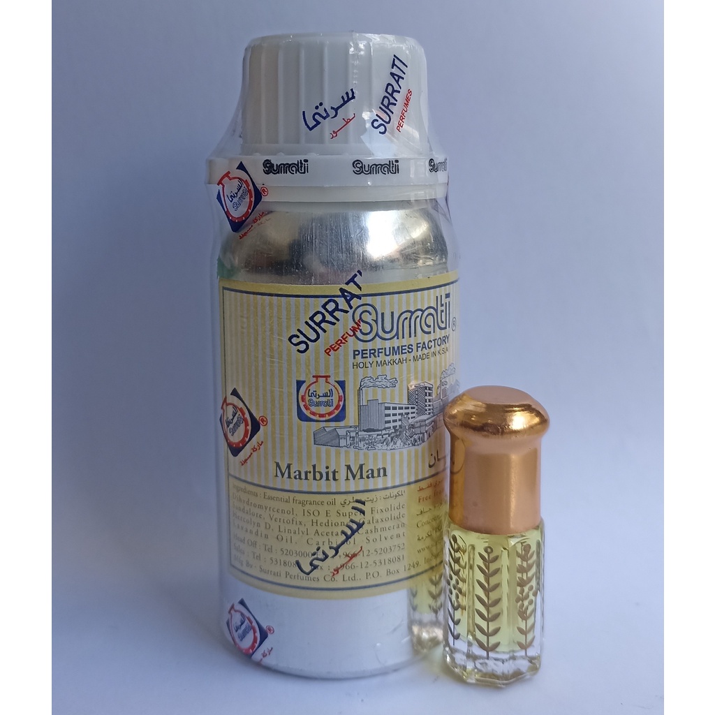 Jual Marbitman Surrati ORIGINAL SAUDI 3 ML 6 ML 12 ML | Shopee Indonesia