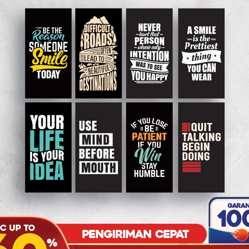 Jual Hiasan Dinding Dekorasi Kamar Quotes Wall Decor - Syafa Store ...