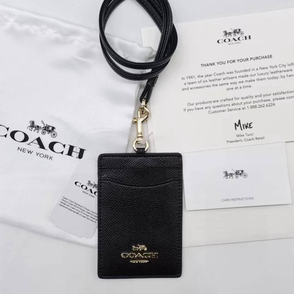 Jual Update Baru!! Coach Metal LOGO Lanyard ID Card Holder Name Tag ...