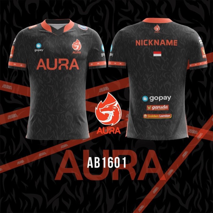 Jual Kaos Jersey Gaming Custom eSport | PUBG AOV ML FF VG | New Aura ...