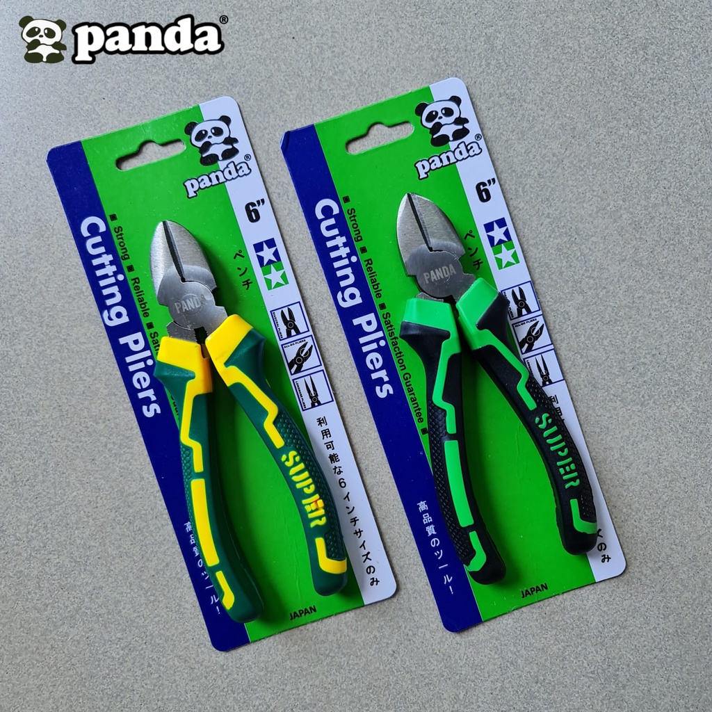 Jual Tang Potong 6 INC PANDA NEW HANDLE / Cutting Pliers. | Shopee ...