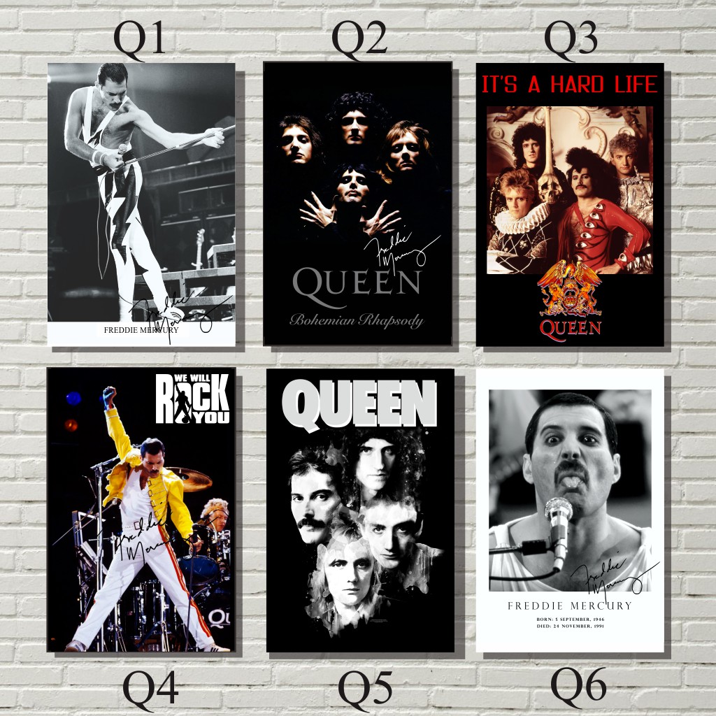 Jual Poster Band Queen / Dekorasi dinding | Shopee Indonesia