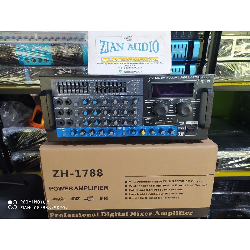 Jual Power Digital mixer Amplifier X-SYS ZH-1788 Original | Shopee ... Jual Power Digital mixer Amplifier X-SYS ZH-1788 Original | Shopee ...