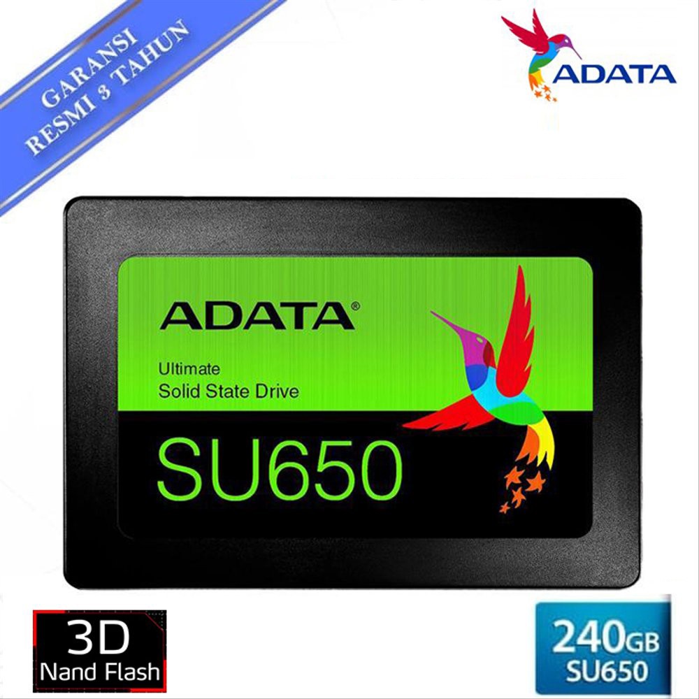 Jual Adata SSD SU650 Ultimate 256GB 2.5 SATA III | Shopee Indonesia