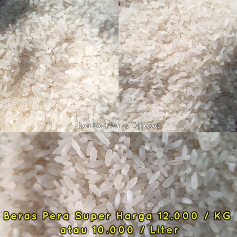Jual Beras Pera Super 25 KG Murah Perak IR 42 IR42 Solok Putih - Bambu ...