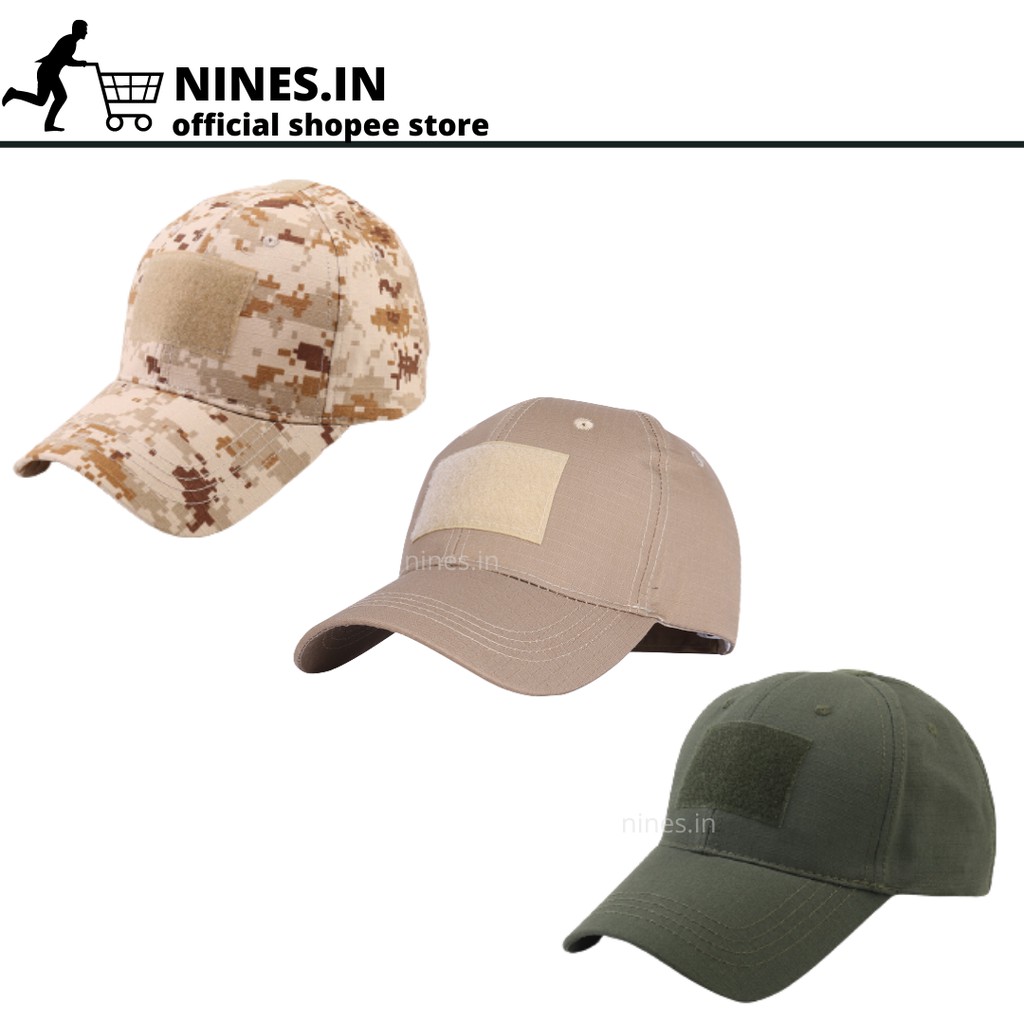 Jual TOPI TACTICAL TOPI TAKTIKAL MOTIF POLOS LORENG | Shopee Indonesia