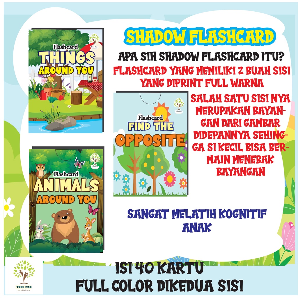 Jual PAKET SHADOW FLASHCARD 3 IN 1 / DAPAT 3 BOX SHADOW FLASHCARD ...