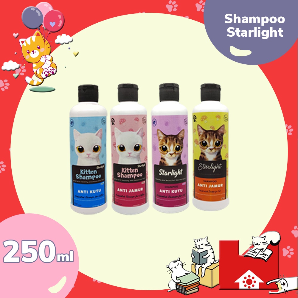 Jual Starlight Shampoo Kitten & Adult Kutu 250 ml - Sampo Kucing ...