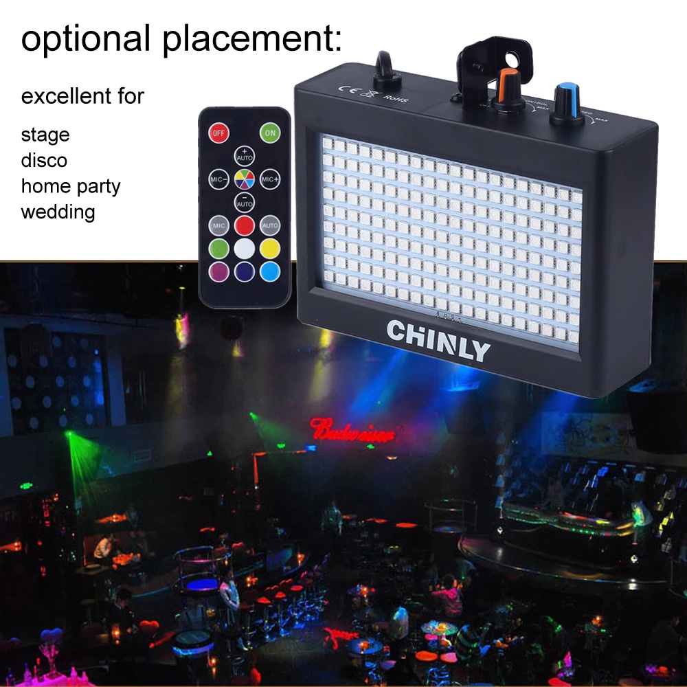 Jual CHINLY LED Lampu LED Disco Bar Party Strobe Flash Light - ST1003 ...