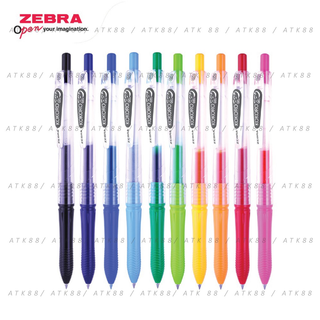 Jual Pulpen Zebra Kokoro Gel Pen | Shopee Indonesia