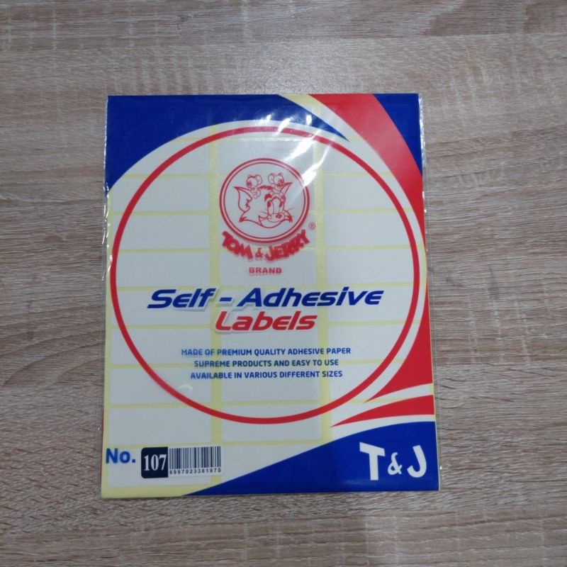 Jual Label 107 T&J / Label Tom & Jerry No.107 / Label Stiker Tom & Jerry No.107 | Shopee Indonesia