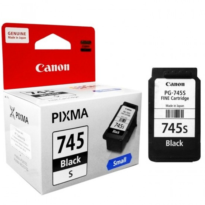 Jual TINTA CARTRIDGE CANON PG-745 BLACK SMALL ORIGINAL | Shopee Indonesia