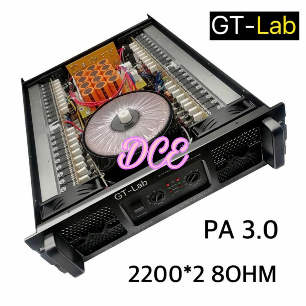 Jual power amplifier 2channel gt-lab pa3.0 gtlab pa 3.0 original by rdw class gb | Shopee Indonesia
