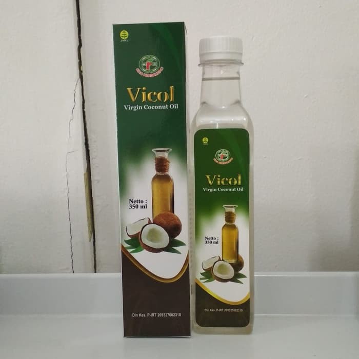 Jual Minyak Kelapa Vicol isi 350 ml | Vicol Virgin Coconut Oil isi ...