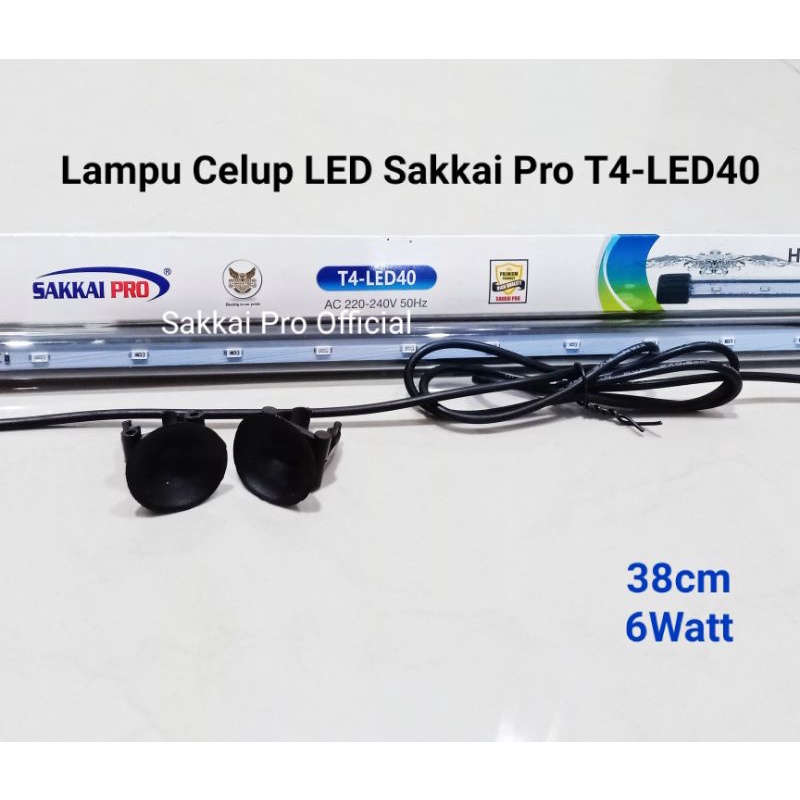Jual Lampu Celup LED Sakkai Pro Warna Merah T4-LED RED Lampu Aquarium ...