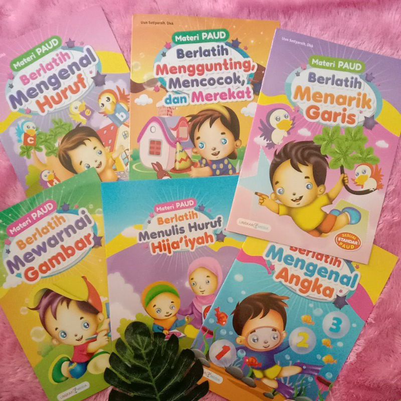 Jual Buku materi PAUD / TK paket lengkap full colour COD terbaru ...