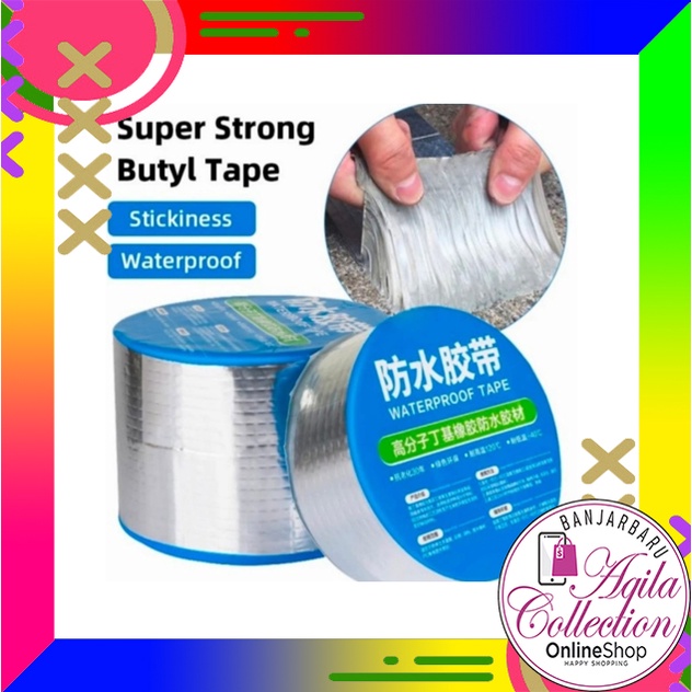 Jual ALUMUNIUM FOIL TAPE LAKBAN ANTI BOCOR ANTI AIR | Shopee Indonesia