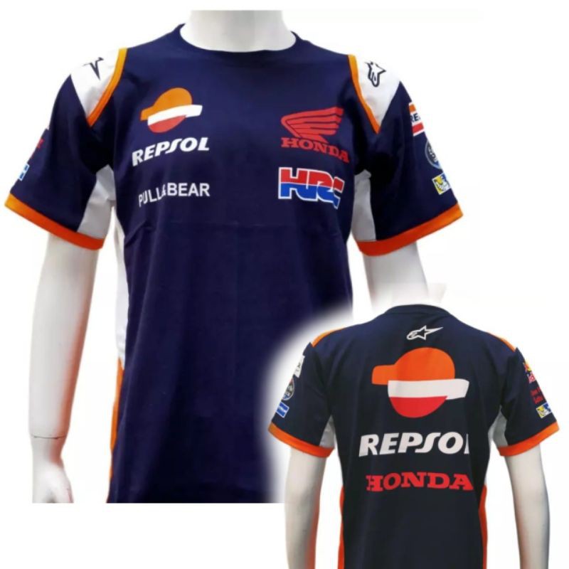 Jual Kaos Honda team tshirt repsol mm93 kaos marc marquez 93 | Shopee ...