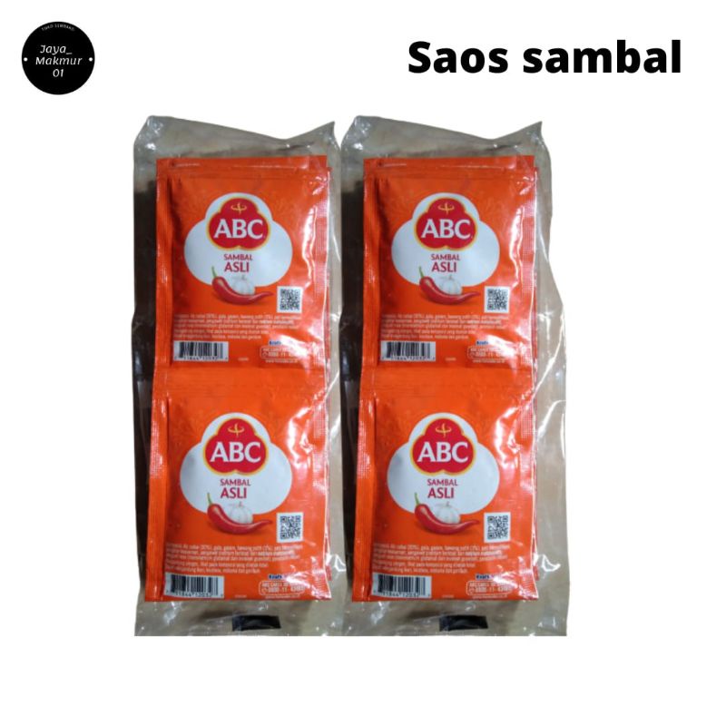 Jual Saus Saos ABC RENCENG 20gram isi 10 SACHET | Shopee Indonesia