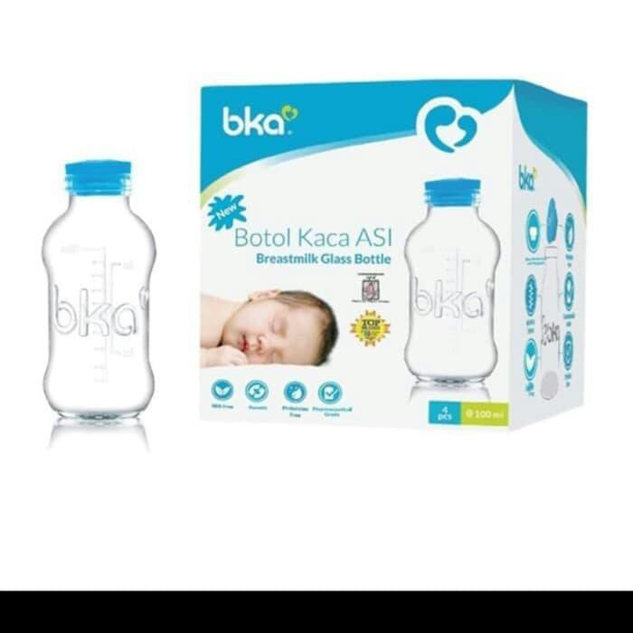 Jual BKA Botol Asi Kaca 4pc - Botol Kaca Asip - Botol Vial 100ml Harga ...