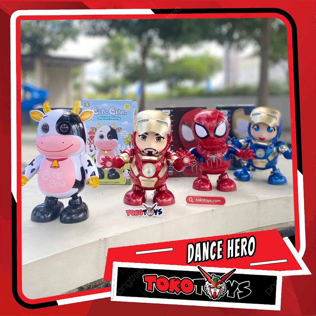 Jual MAINAN ANAK MURAH DANCE HERO IRON MAN ROBOT JOGET ROBOT DANCE HULK ...
