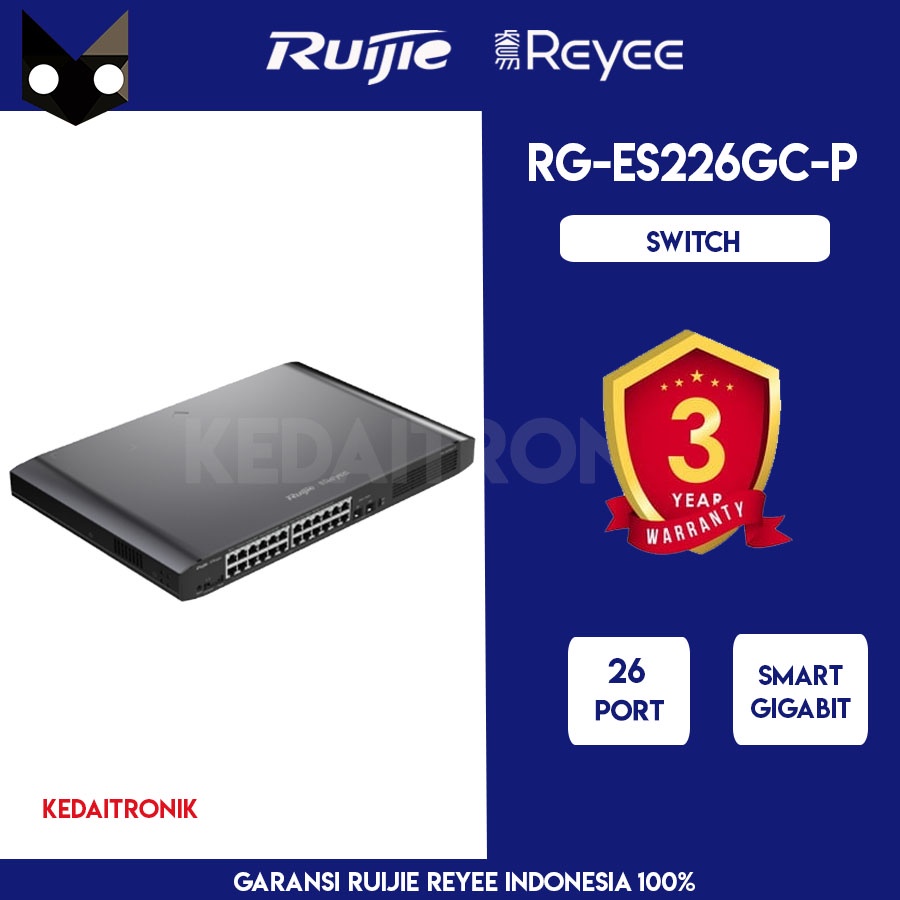 Jual Ruijie Reyee RG-ES226GC-P Series Cloud Managed POE Switches ...