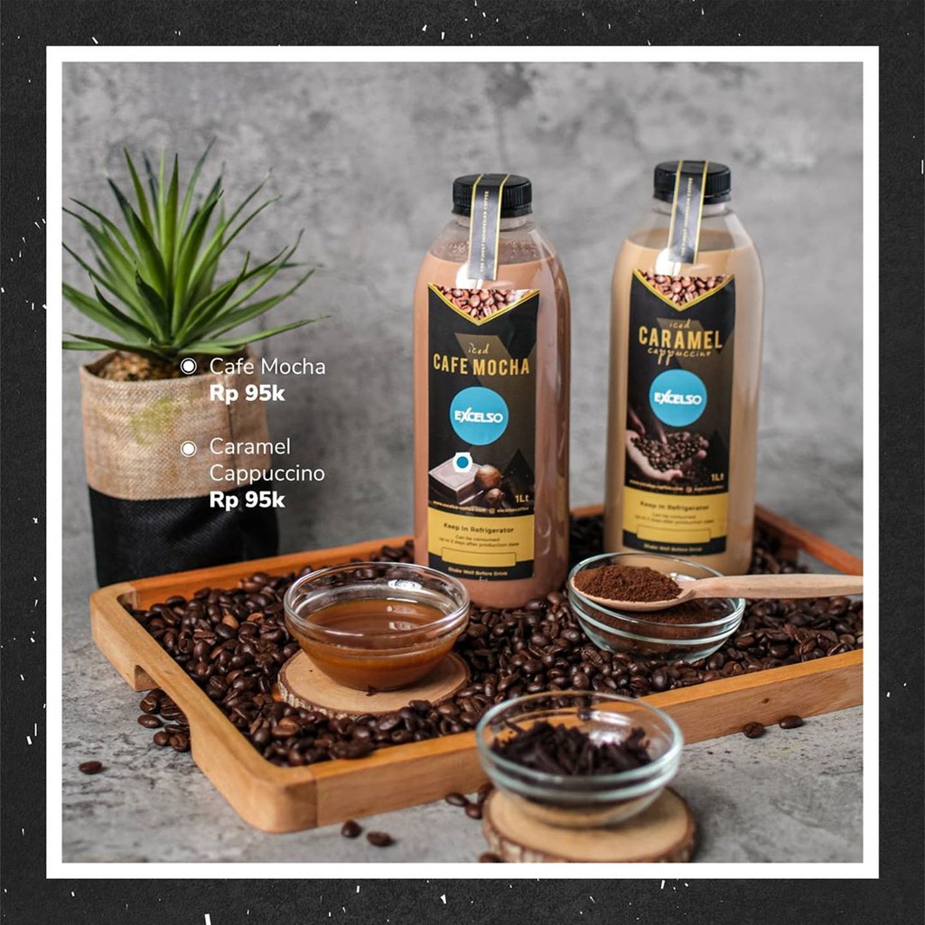 Jual Excelso Coffee 1 Liter (Kopi 1 Liter Excelso Coffee) | Shopee ...