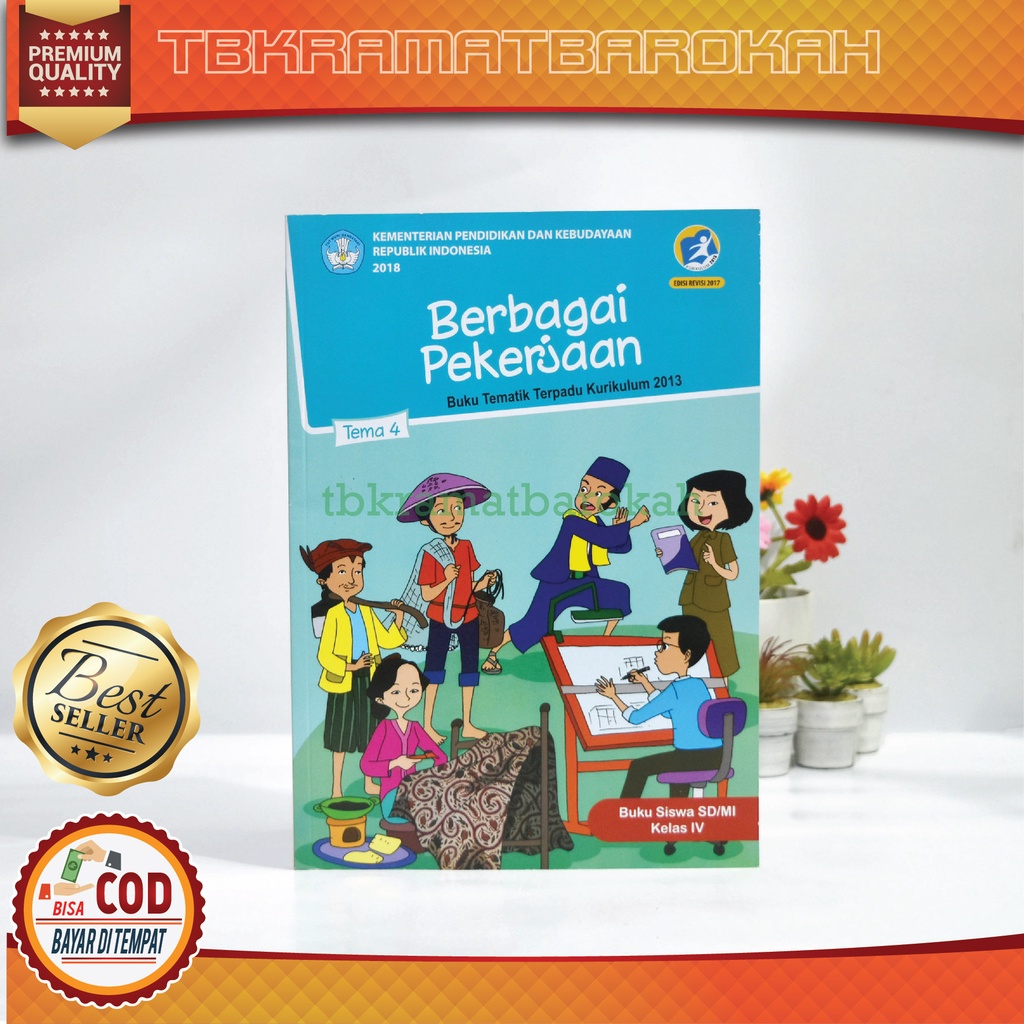 Jual Buku Tematik Dikbud SISWA Kelas 4 IV SD MI Tematik Terpadu Tema 1 ...