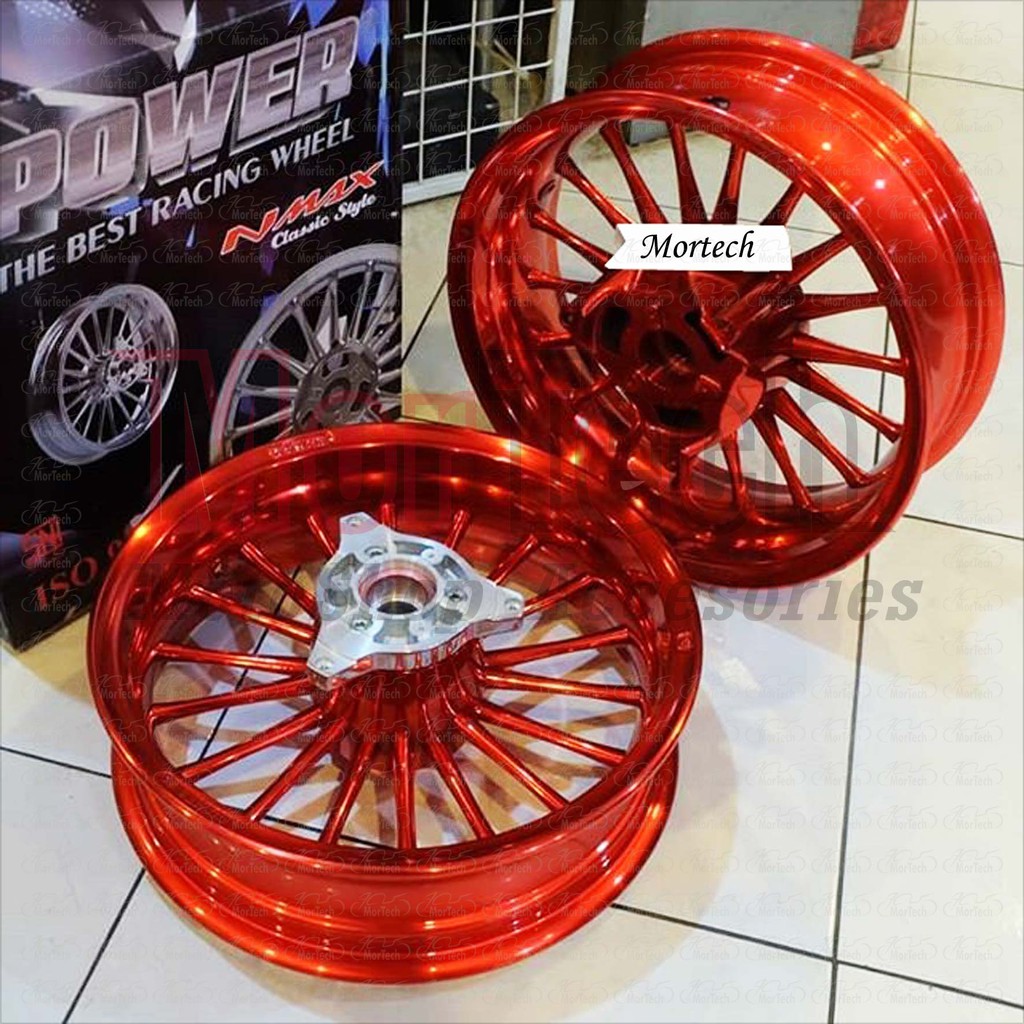 Jual Power Velg Racing Tapak Lebar N Max Old 2014-2019 Palang 18 ...