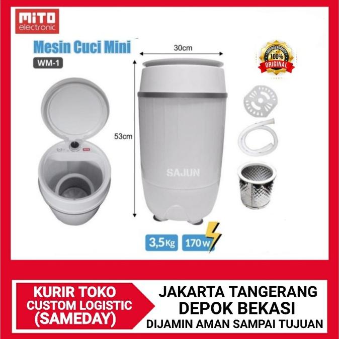 Jual Mito WM1 - Mesin Cuci Mini Portable 3,5 KG | Shopee Indonesia