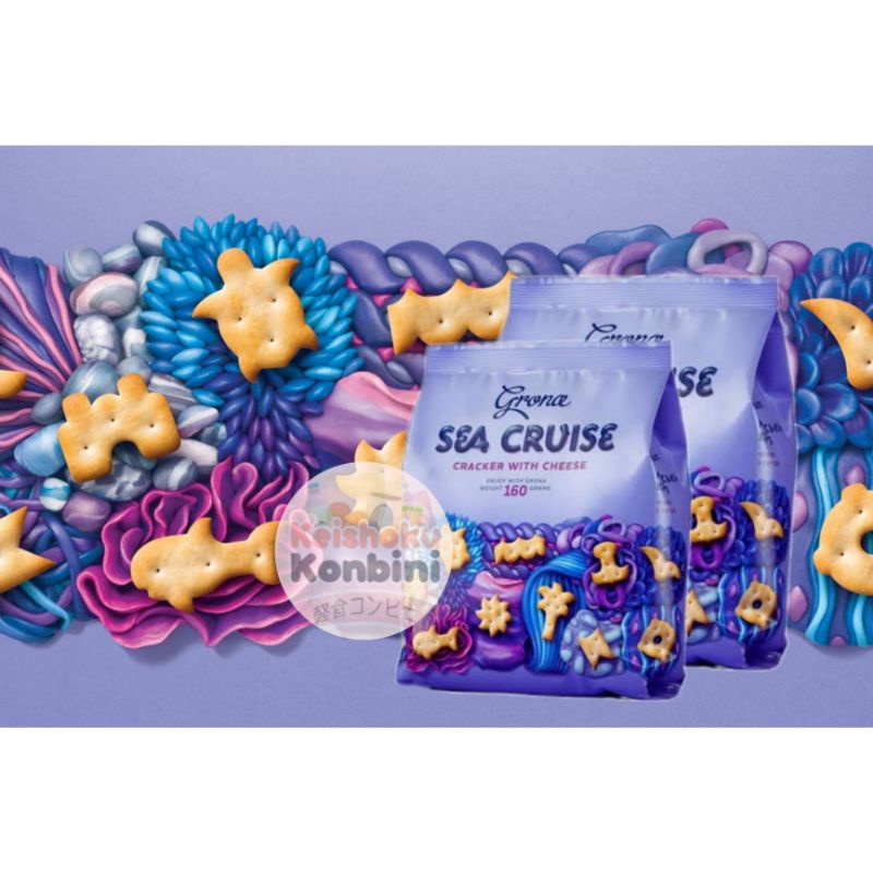 Jual Grona Crackers Sea Cruise Cheese / snack impor / biskuit / biskuit ...