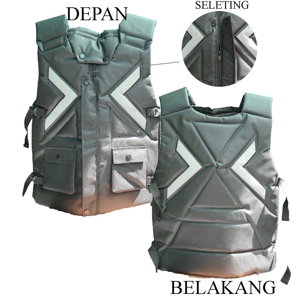 Jual Rompi Motor/Rompi Pelindung dada/Rompi Touring/Body Protector ...