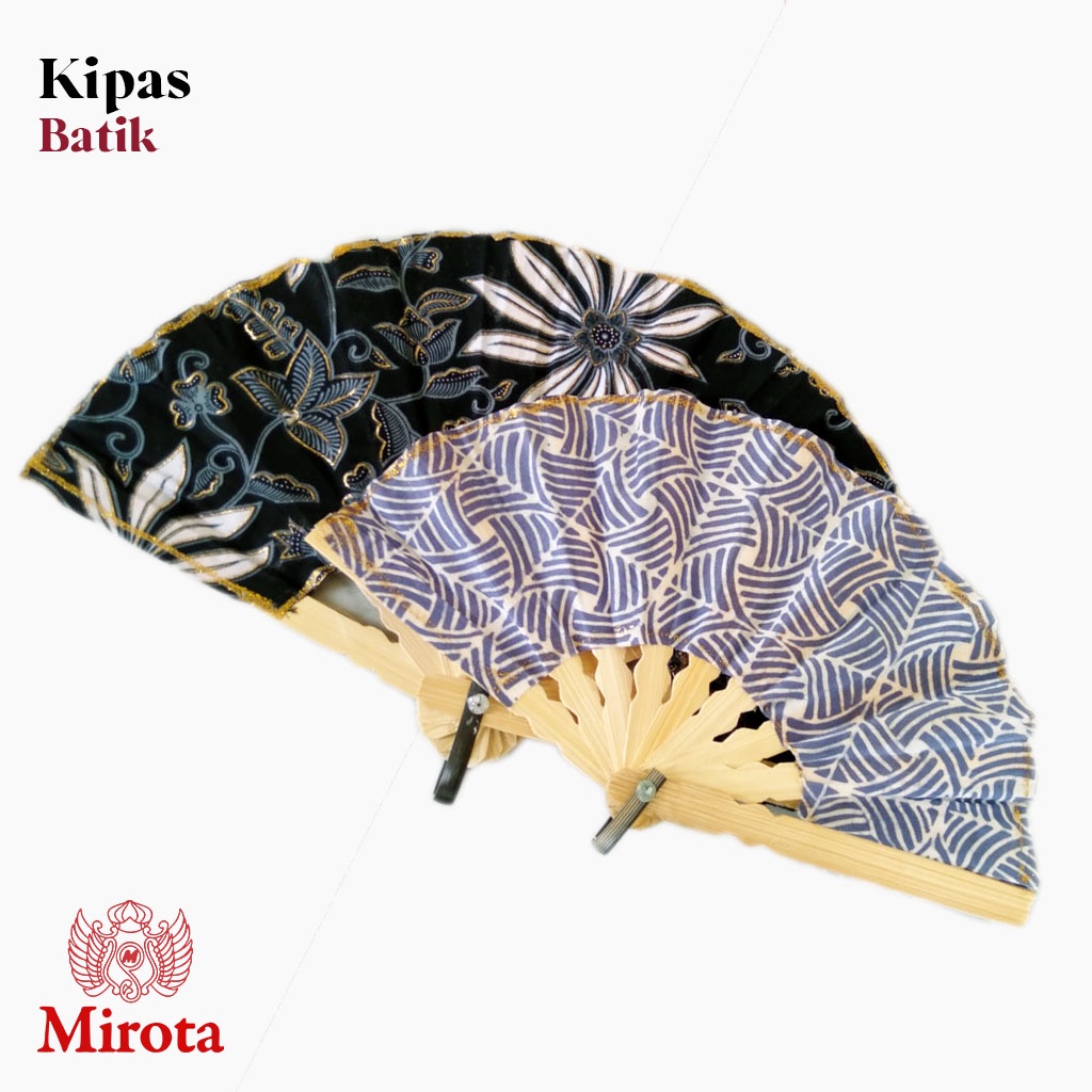 Jual Kipas Tangan Batik | Souvenir Kipas 2 Pasang | Shopee Indonesia