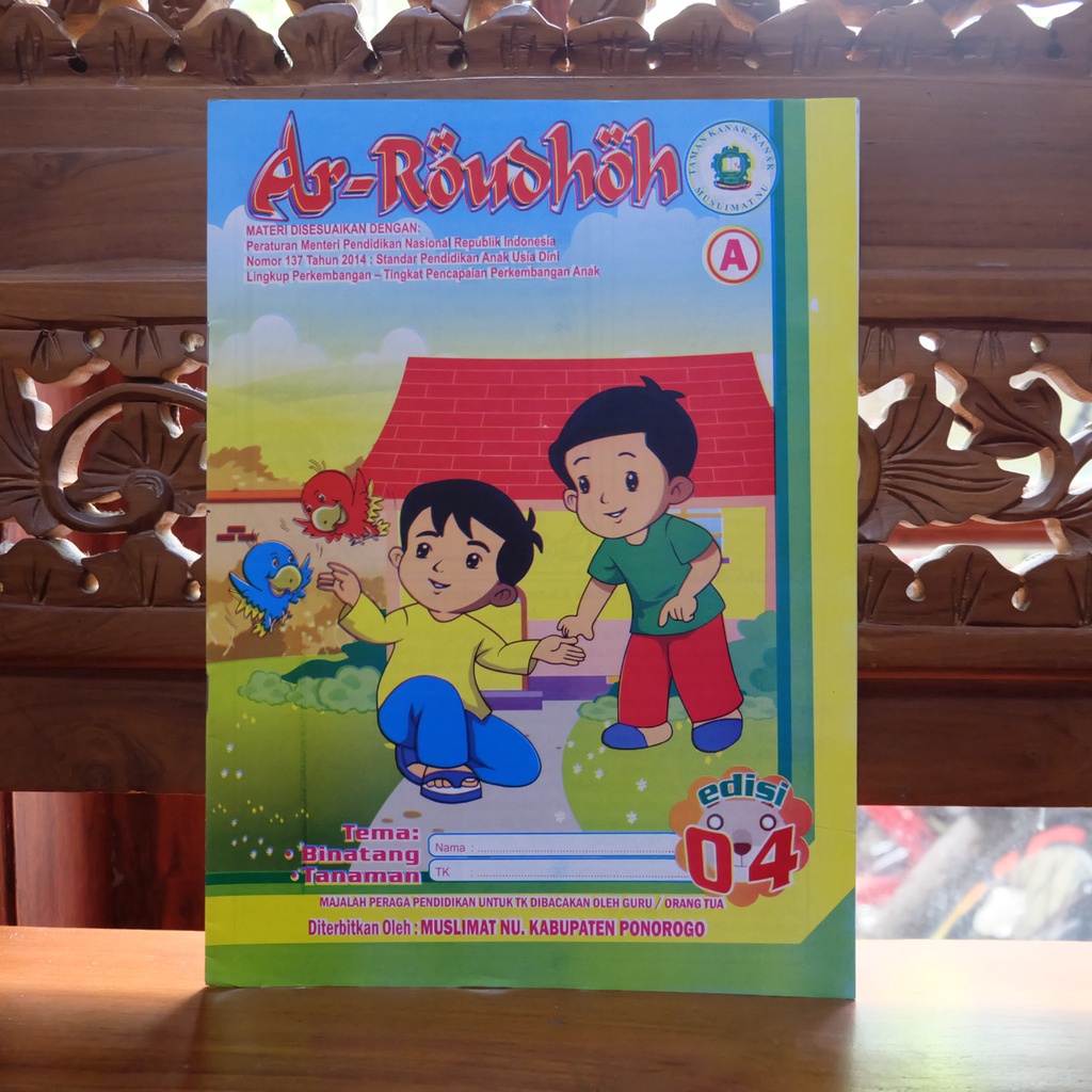 Jual AR-ROUDHOH - Buku Aktivitas Anak Tema Binatang dan Tanaman ...