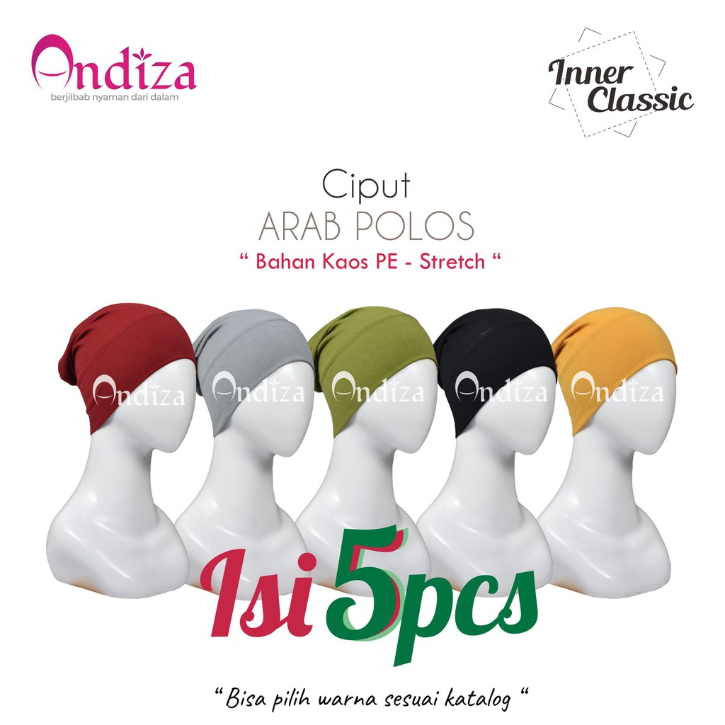 Jual PAKET ISI 5pc - INNER CLASSIC POLOS - CIPUT ARAB POLOS - BAHAN ...