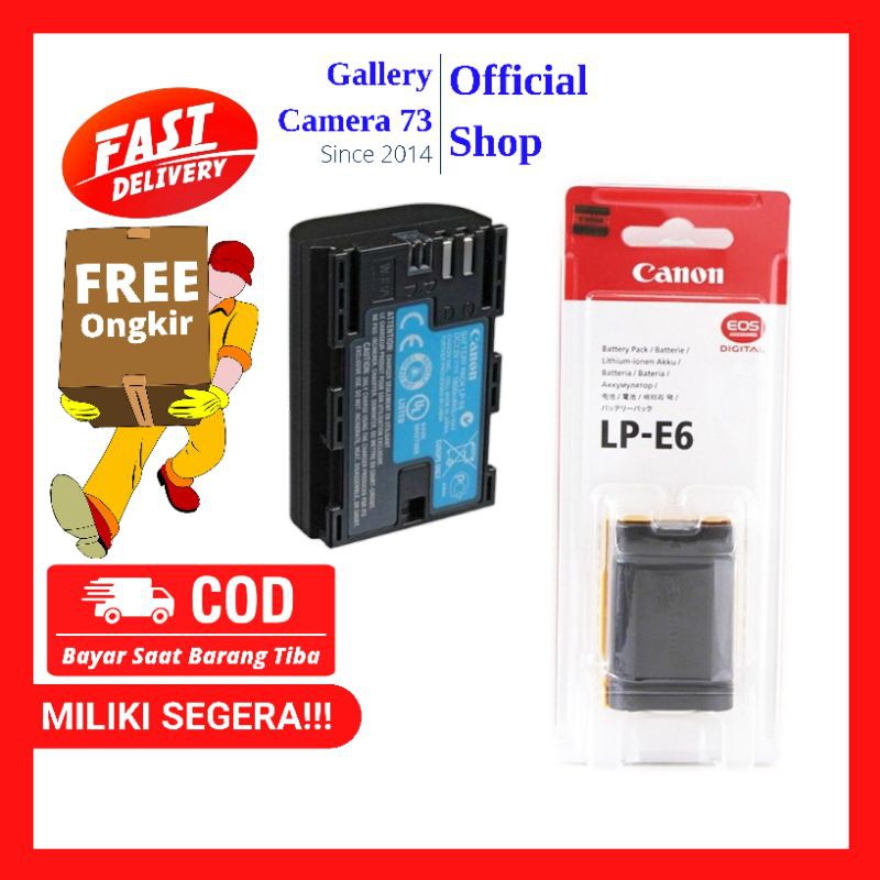 Jual Baterai canon lp e6 baterai canon lp-e6 batre canon 60d baterai canon 60d baterai canon 70d ...