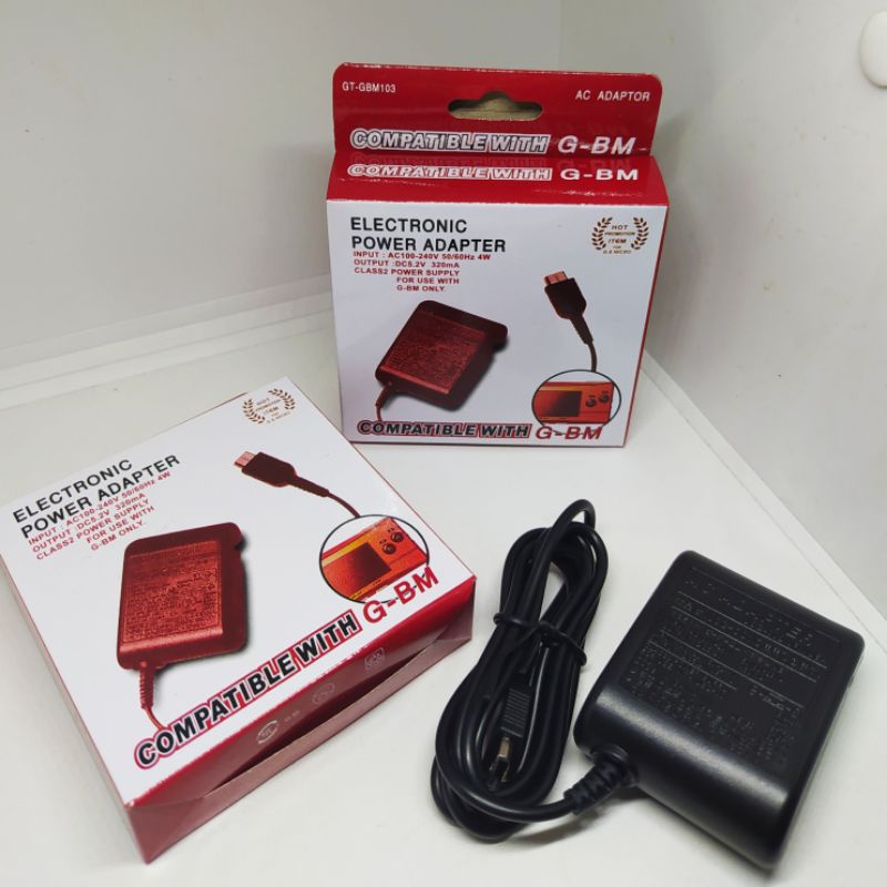 Jual Charger Baterai Gameboy Micro GBM Nintendo AC Adapter Adaptor ...