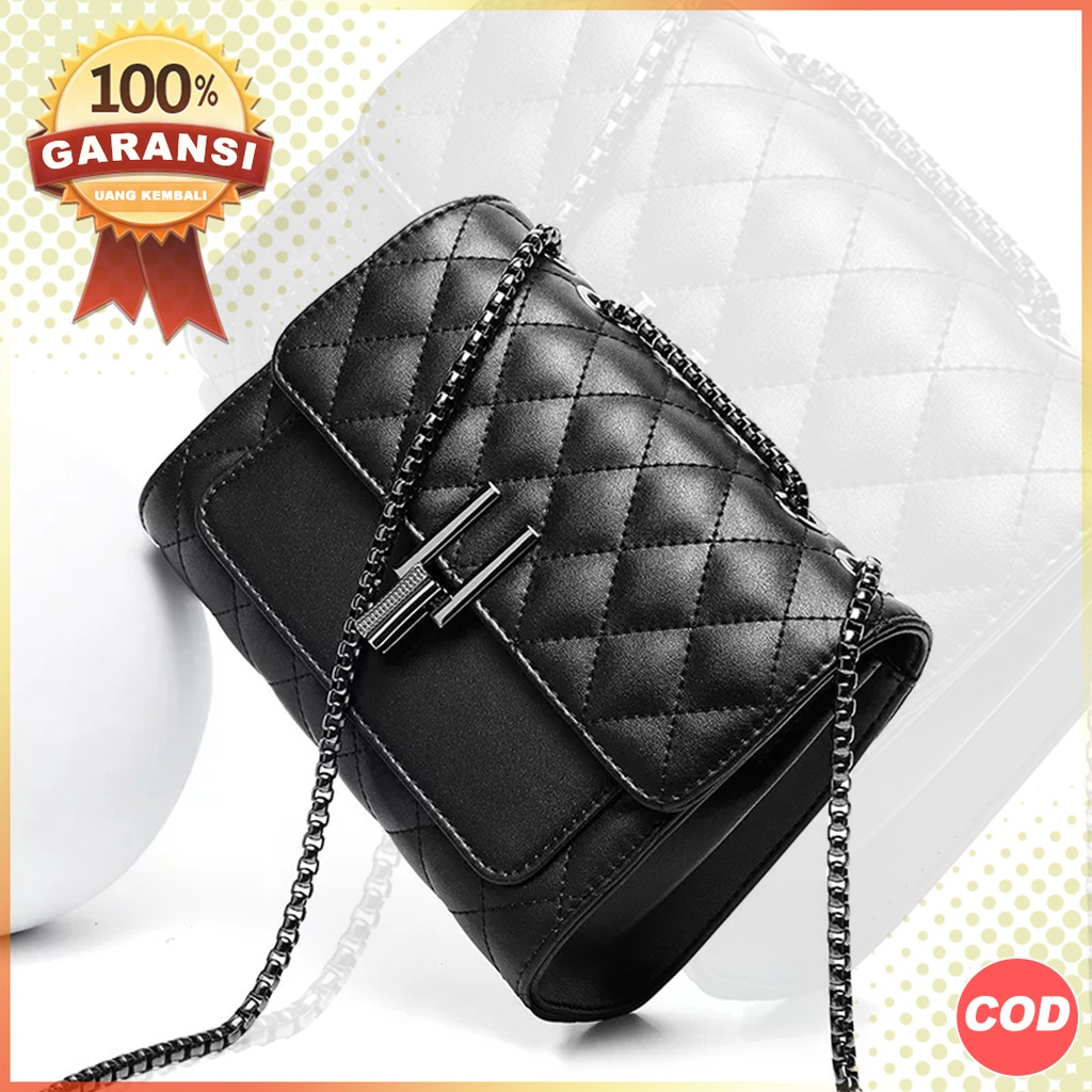 Jual Tas Cewek Kekinian Bag Wanita Elegan Tas Selempang Cewek Tali Rantai Sling Bag Shoulder ...